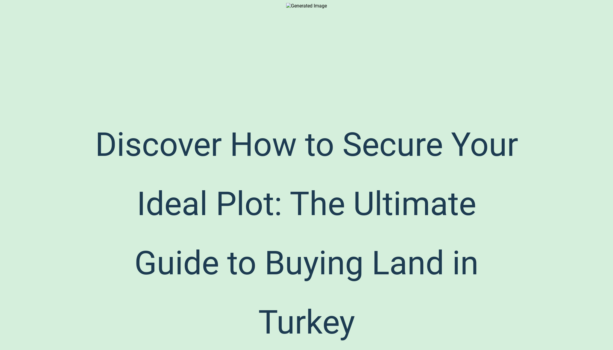 Discover How to Secure Your Ideal Plot: The Ultimate Guide to Buying ...