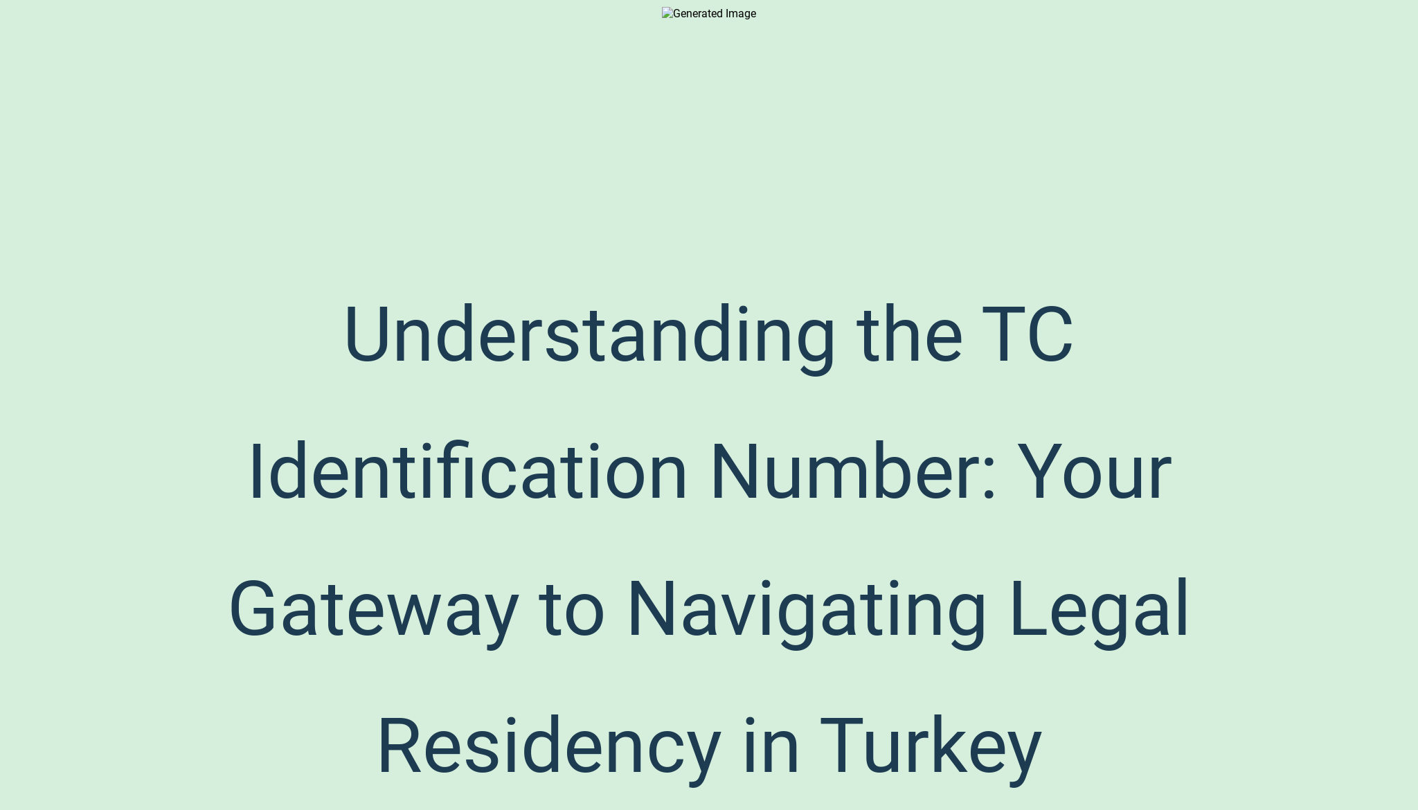 Understanding the TC Identification Number: Your Gateway to Navigating ...